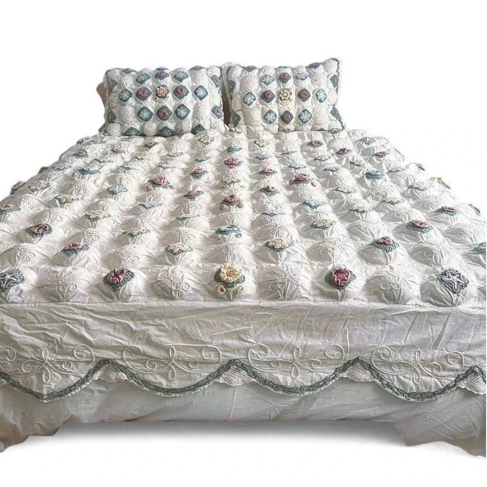 jcpenney | Bedding | Vintage Twin Jcp Home Collection Puff Quilt Set ...